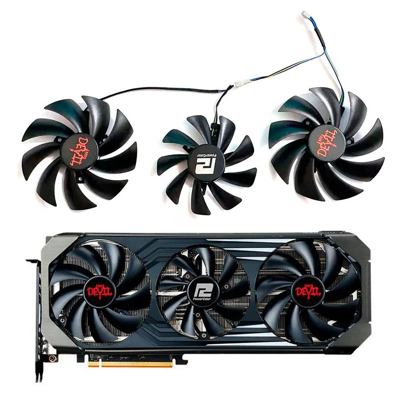 New For POWERCOLOR Radeon RX6700XT 6750 6750XT 6800 6800XT 6900XT ...