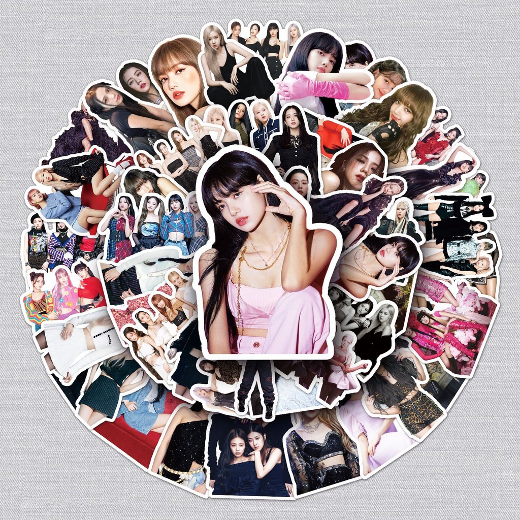 50pcs Blackpink Graffiti Stickers Korean Girl Group DIY Water Cup ...
