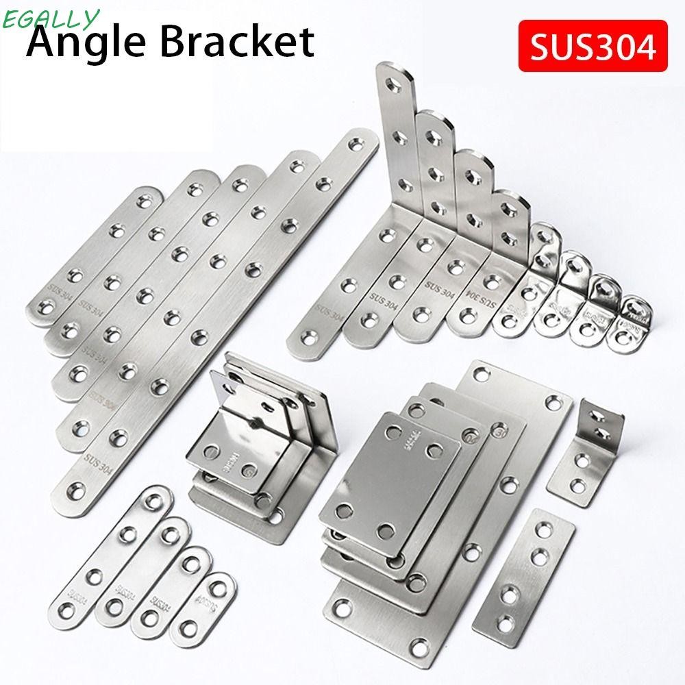 EGALLY 1Pcs Angle Bracket, SUS304 Stainless Steel Furniture Fastener ...