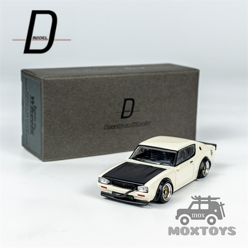 D MODEL BEAUTY ON WHEELS 1:64 Skyline Kenmeri Liberty Walk (C110) White ...