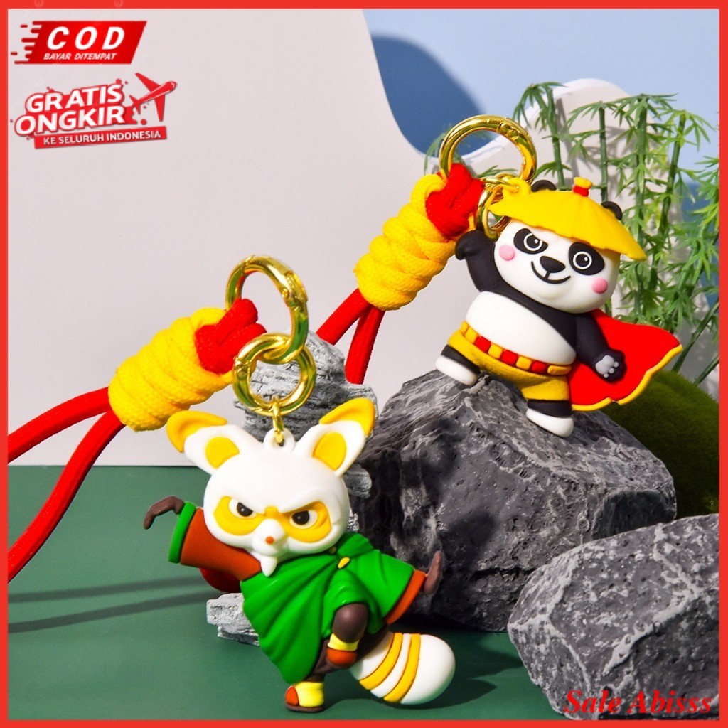 GANTUNGAN Kung Fu Panda Keychain Po Souvenir Motorcycle Chain | Shopee Singapore