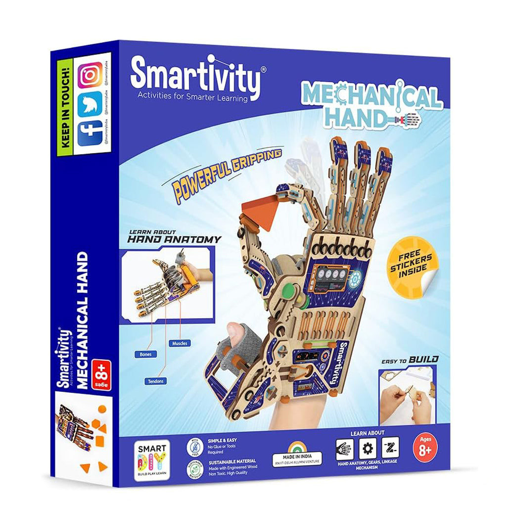 Smartivity Robotic Mechanical Hand DIY STEM Construction Toy | Shopee ...