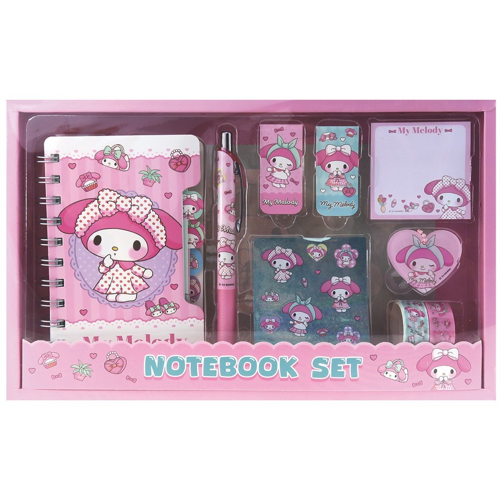 My Melody Cute Note Book Set (9845) | Shopee Singapore