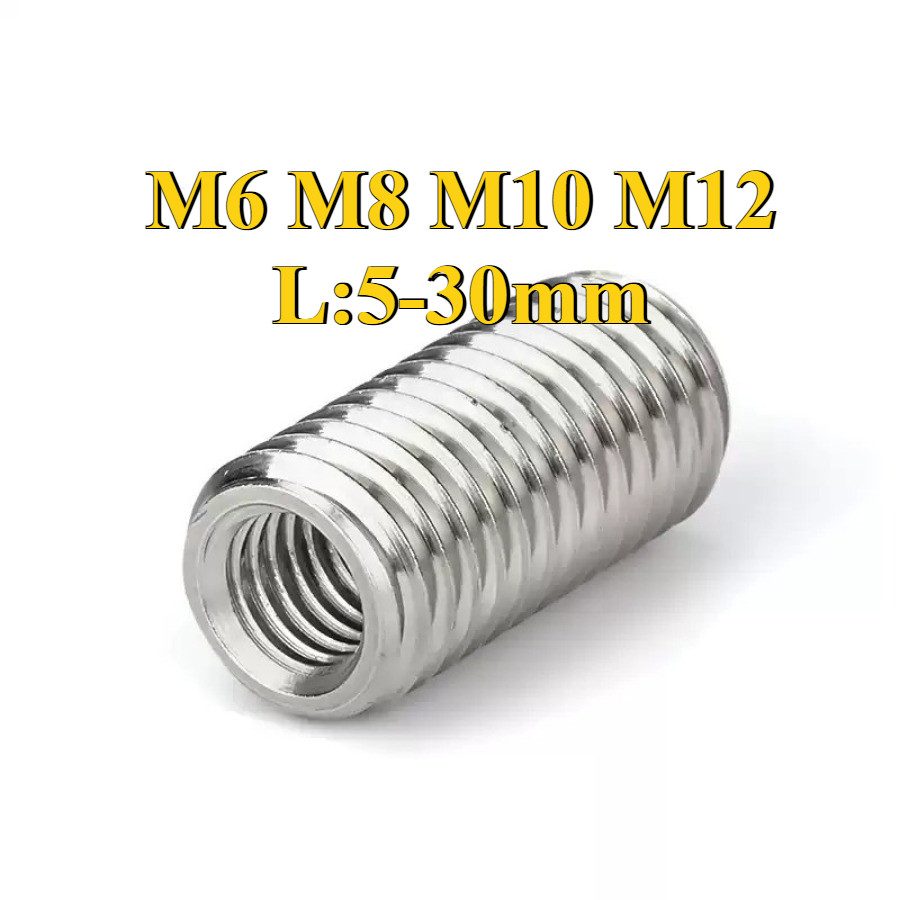 304 Stainless Steel Internal External Thread Nut Thread Conversion ...