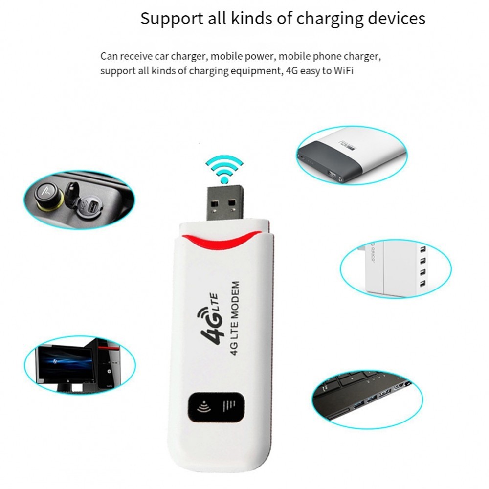 4G LTE USB Dongle Compact And Portable Easy Setup High-speed 4G LTE For ...