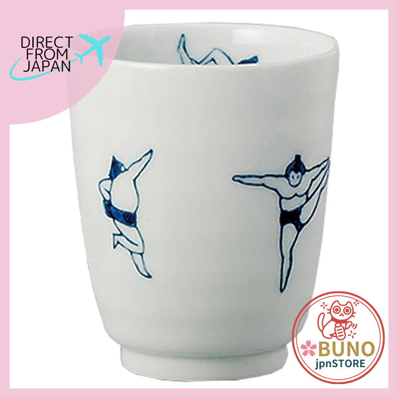 Japanese tea utensils World Create Ai Hanabi Arita Ware Sumo Blue Tea ...