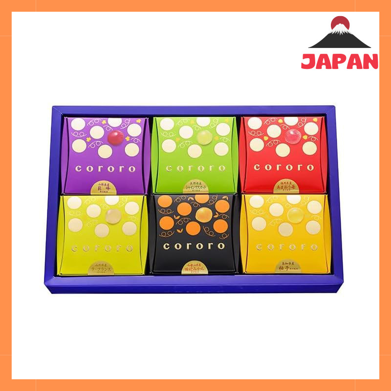 Cororo UHA Mikakuto Gummies Assorted Gift Box (6 pieces) ★ Comes with a ...