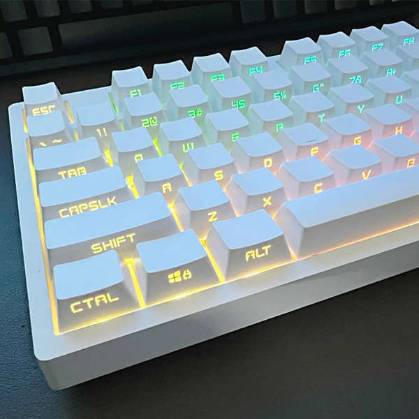 keycaps keycaps custom Side-engraved translucent keycaps OEM high PBT ...
