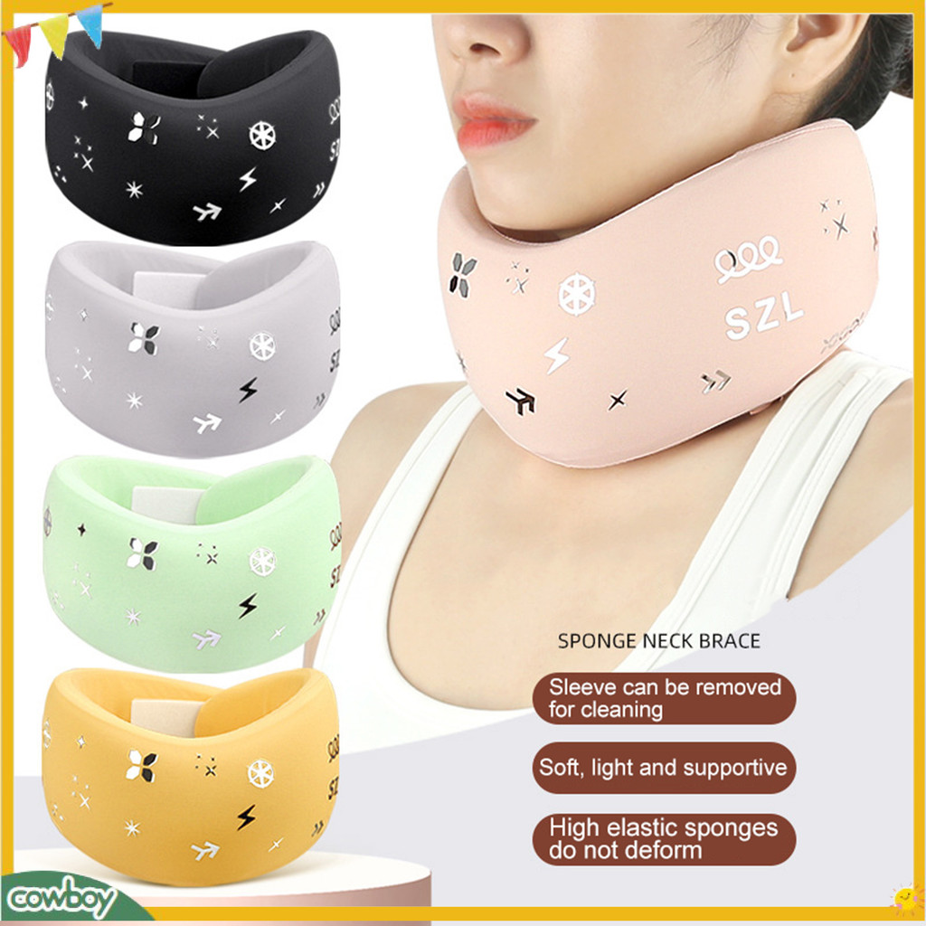 Sleeping Neck Brace Pain Relief Neck Brace Memory Foam Neck Brace for ...