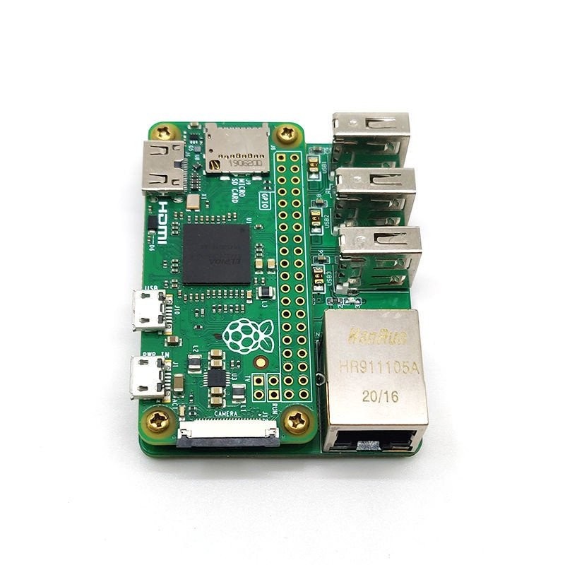 Raspberry Pi Zero Network Hub Expansion Board USB to Ethernet Hub ...