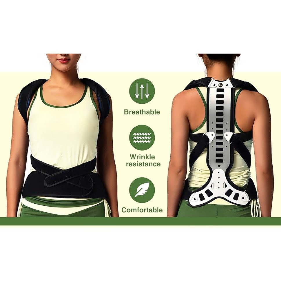 Posture Corrector Back Support for Hunched Back, Kyphosis and Vertebral ...