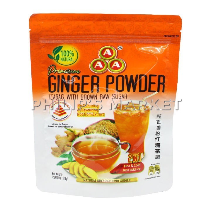AAA Ginger Powder Tea Bag With Brown Sugar 120g | Shopee Singapore