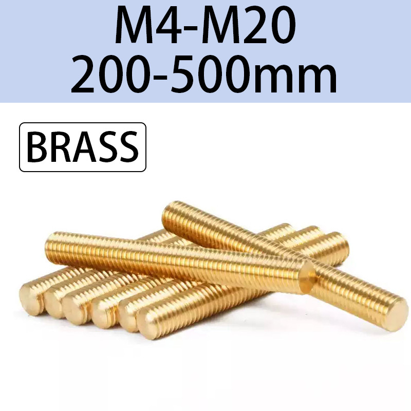 Threaded rod connection threaded rod brass full thread threaded rod M4 ...