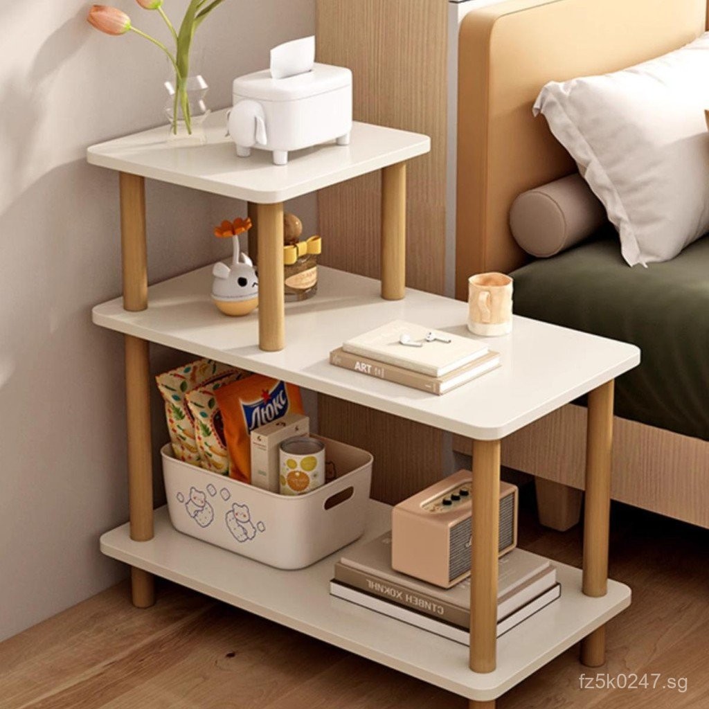 Modern Minimalist Small Coffee Table Simple Solid Wood Leg Bedside ...