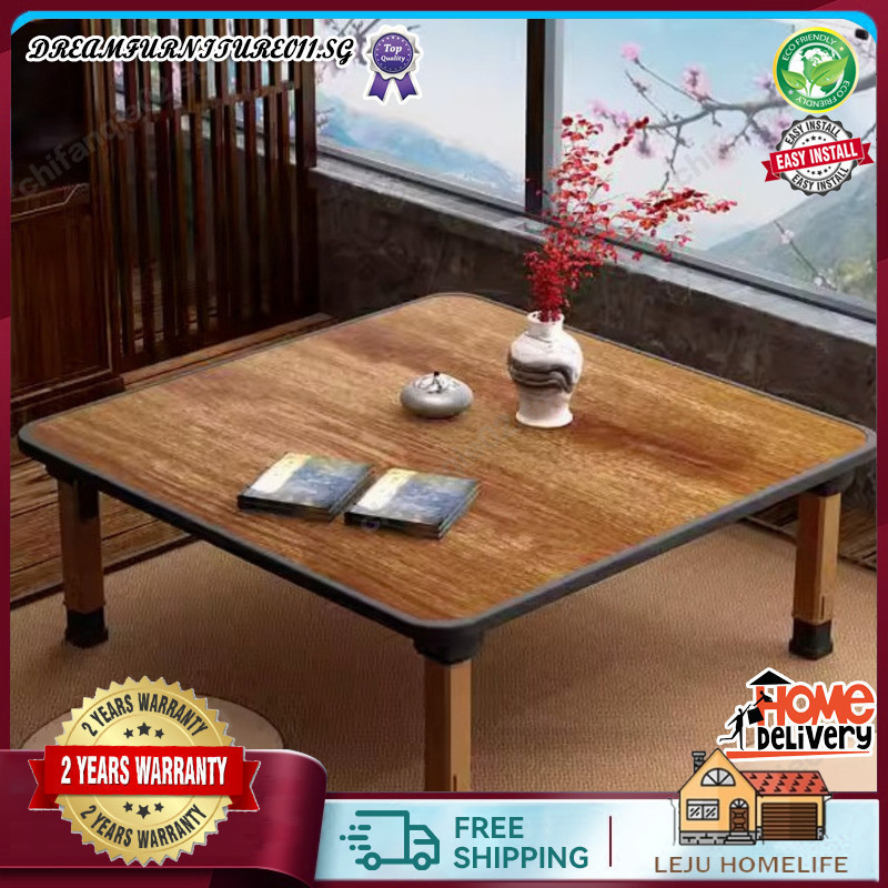 Korean Folding Table Dining Table Small Round Table Square Table Tatami ...