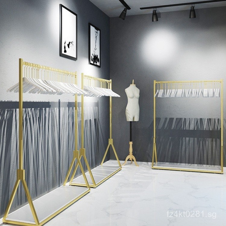 Clothes Rack for Women's Clothing Store Display Rack Wall-Mounted ...