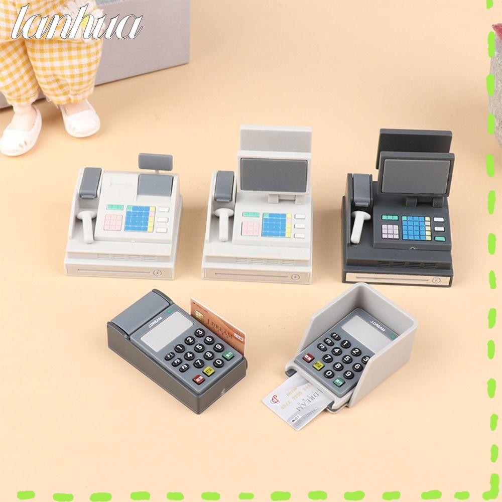 LANHUA Dollhouse POS|1:6/1:12 Scale DIY Miniature Cash Register, Toy ...