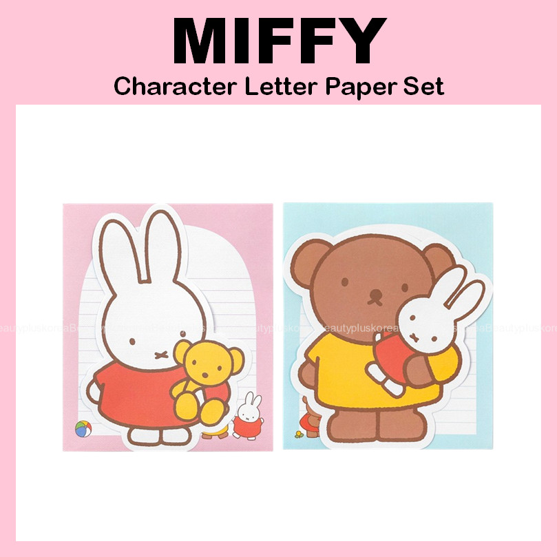 [MIFFY] Character Letter Paper Set (Pink / Blue) | Shopee Singapore
