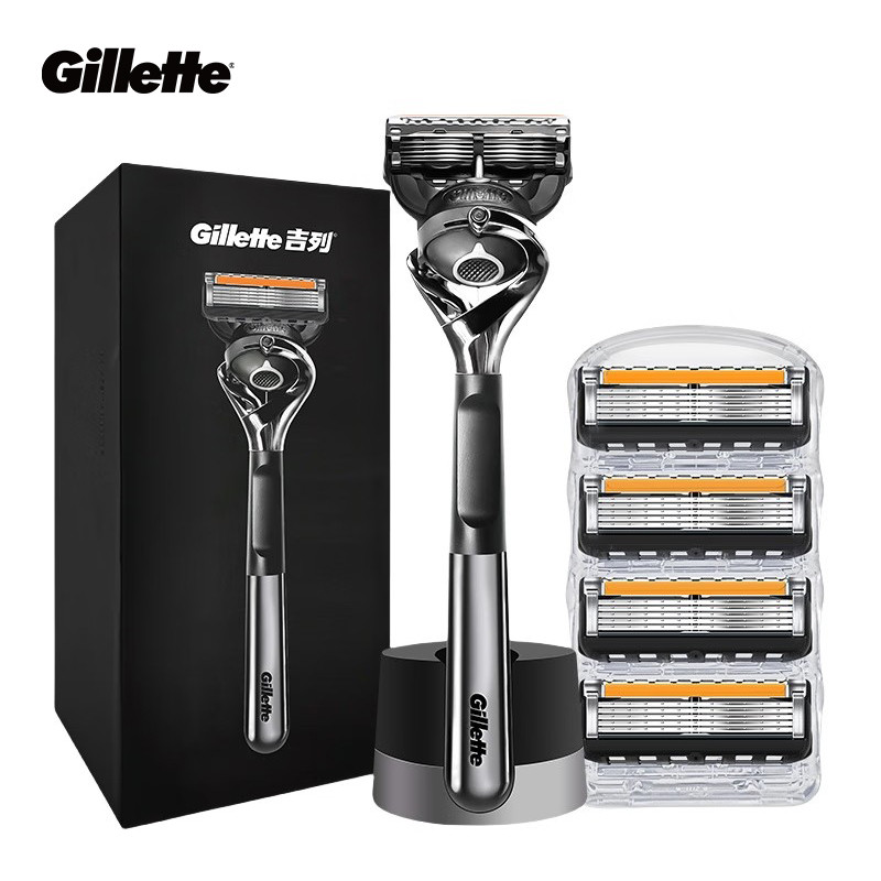 Gillette Razor Fusion 5 ProGlide Premiul Edition Flex Ball Tech Shaving ...