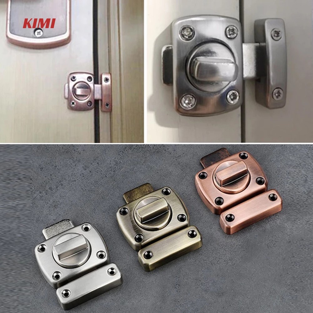 KIMI| Door Lock Cast Metal Hook Latch Lock Toilet Doors Right Angle ...