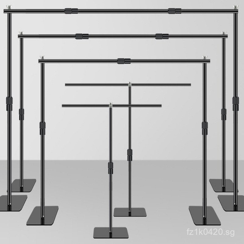 Live Streaming Background Stand Background Cloth Telescopic Rod Hanging ...