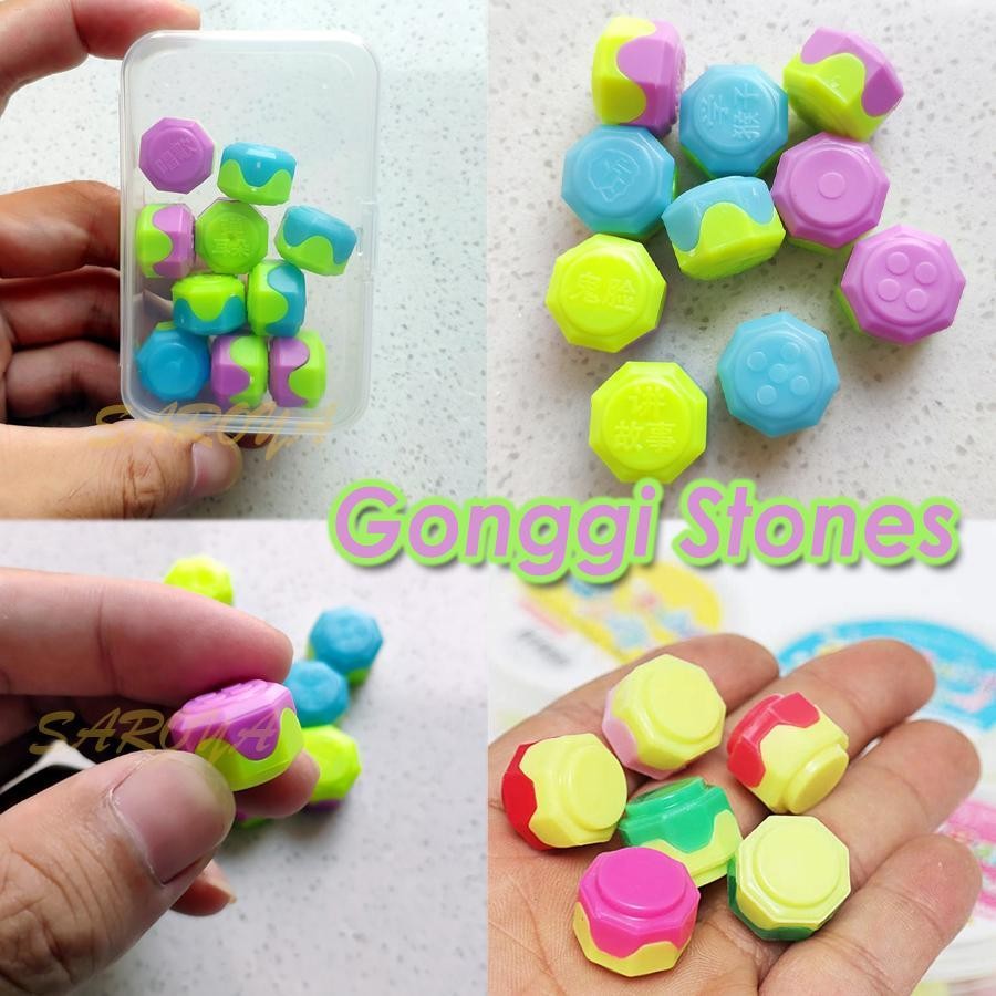 10Pcs/box Gonggi Stones | Squid Game Season 2 Gonggi Konggi Korean ...