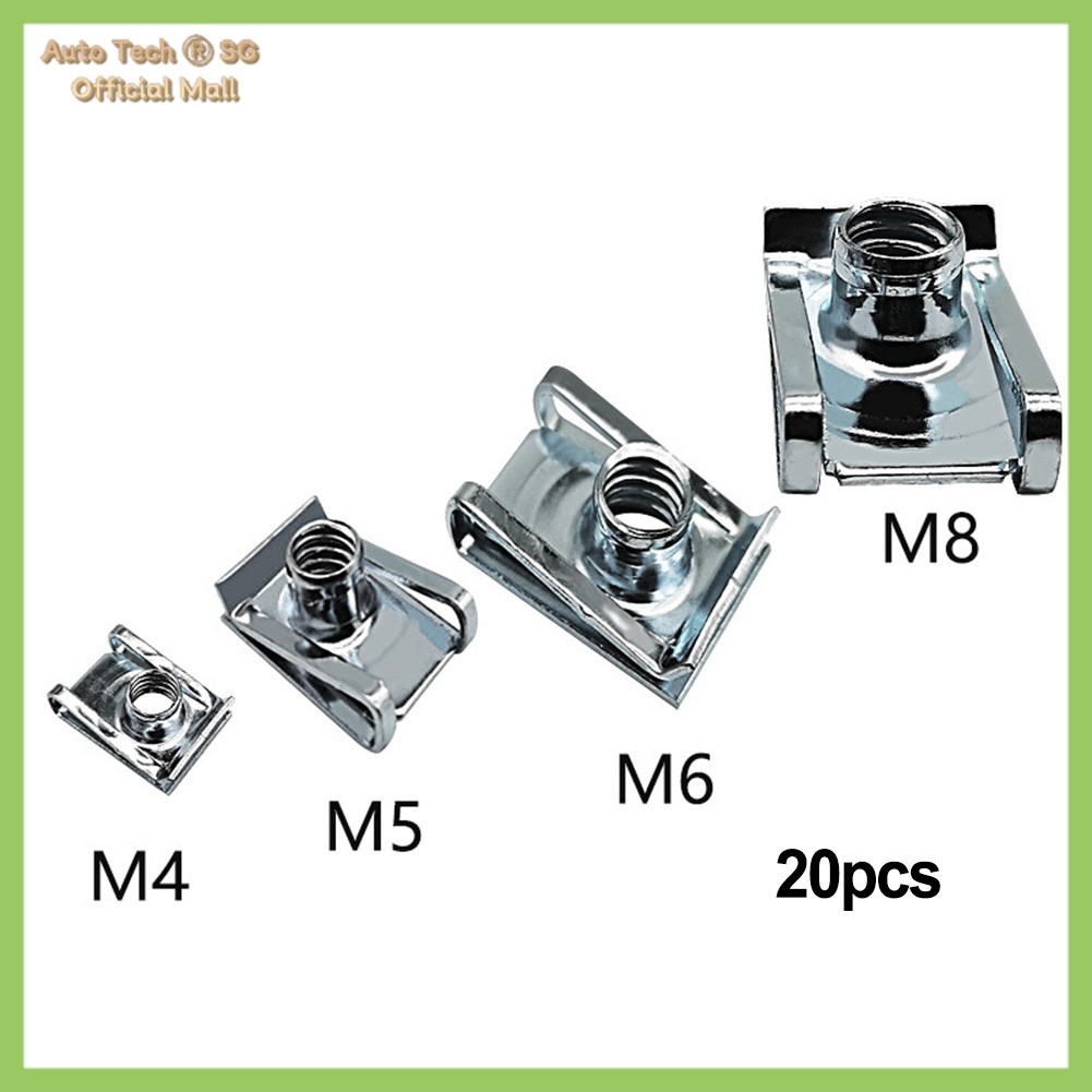 [AS] Chimney Nuts Spire Clips Lug Speed Fasteners U Nuts Fixings Panel ...