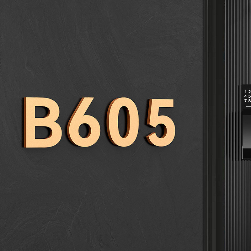 Customised Unit Sign door sign/unit number signage Customised Door Unit ...