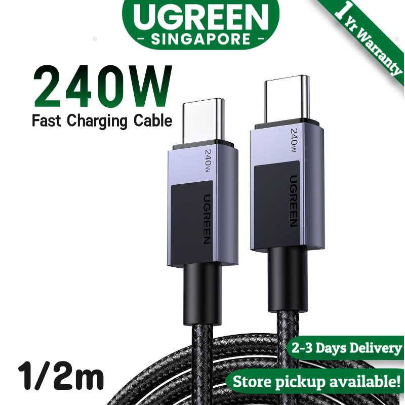 UGREEN 240W USB C Cable Fast Charging, Type C Power Delivery Cord, USB2 ...