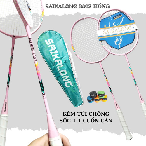 Set of 2 Badminton Rackets 8002 Pink - Men's and Goddess Sports Version ...