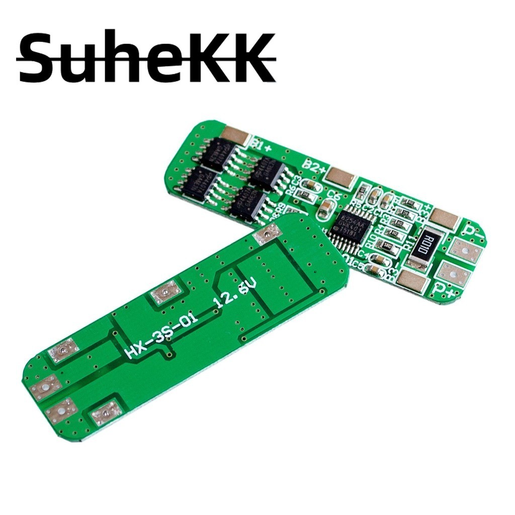 3S 6A Li-ion 12V 18650 BMS PCM battery protection board bms pcm for li ...