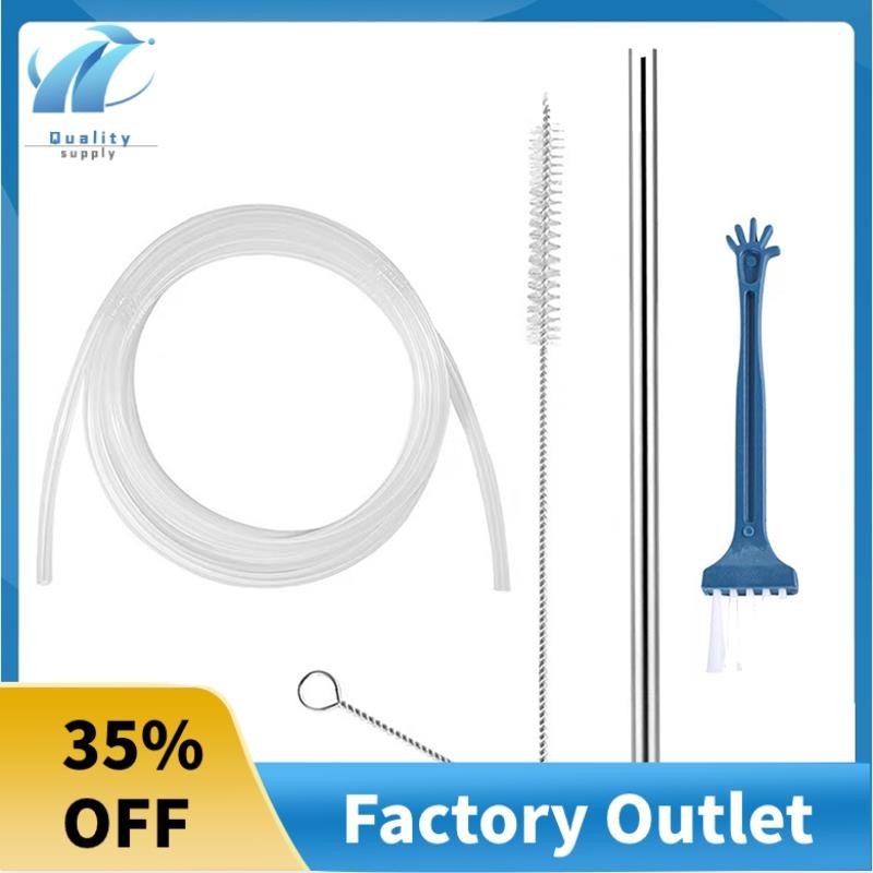 Milk Tube Milk Hose Tubing Plastic+Stainless Steel Reusable for Fully ...