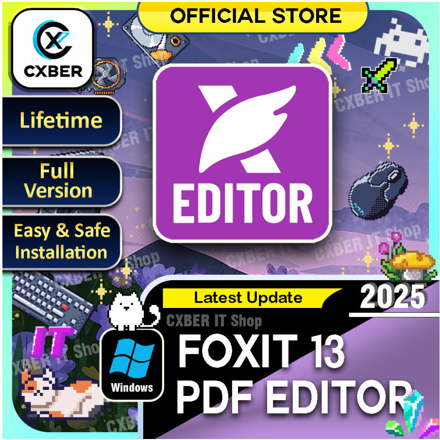 Foxit PDF Editor Pro Latest v2025 Lifetime For Windows | Shopee Singapore