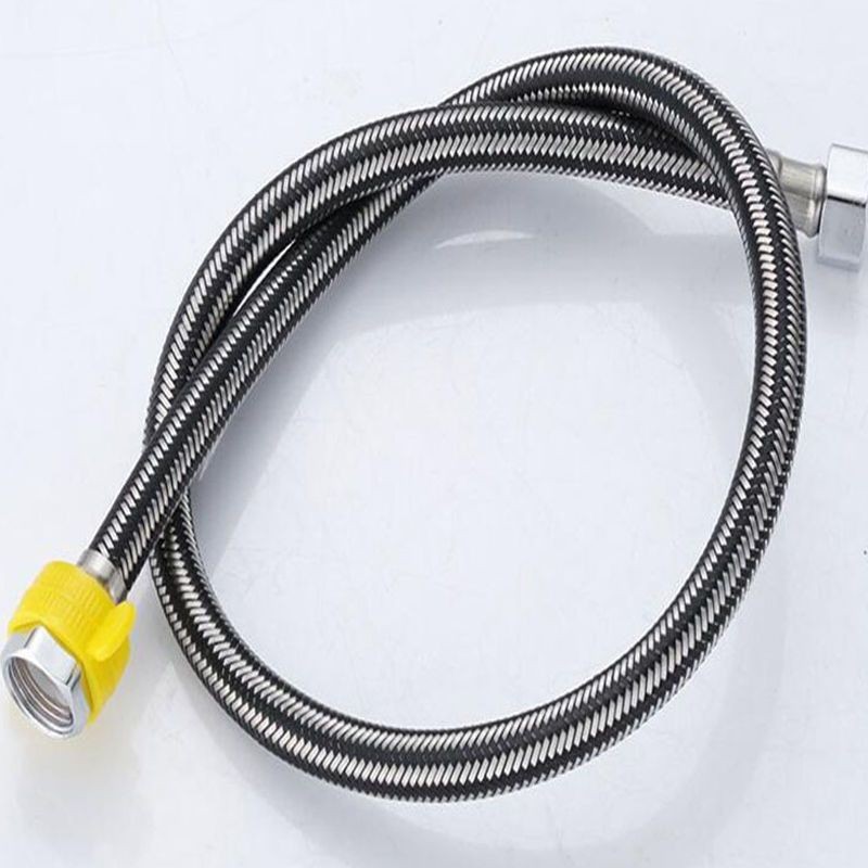 Metal hose 304 stainless steel braided pipe 4 points toilet hot and ...