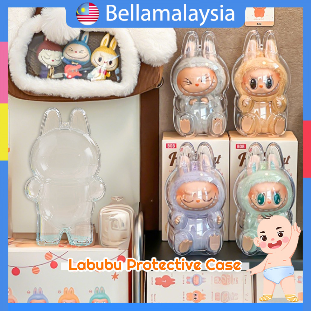 Bella Labubu V2/V1 Protective Acrylic Case Transparent Labubu Cover ...