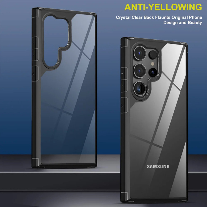 Military Armor Shockproof Transparent Case for Samsung S25 Ultra S24 ...