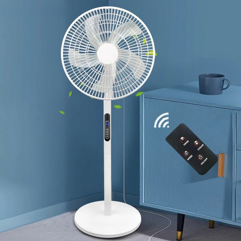 16 Inch Stand Floor Fan Household Powerful Vertical Electric Fan ...