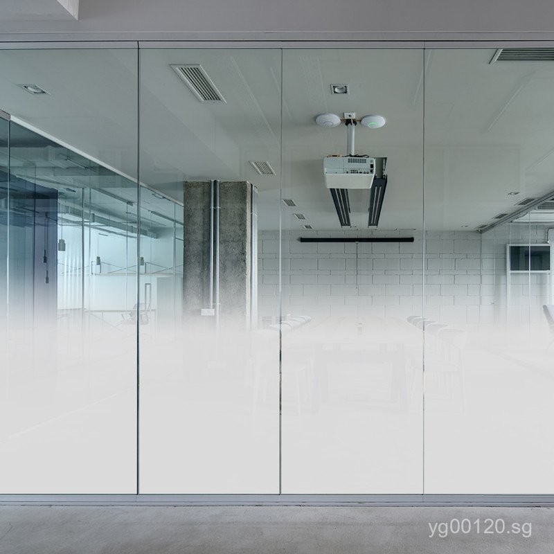 Partition Atomization Stickers Bedroom Window Film Office Gold Opaque ...
