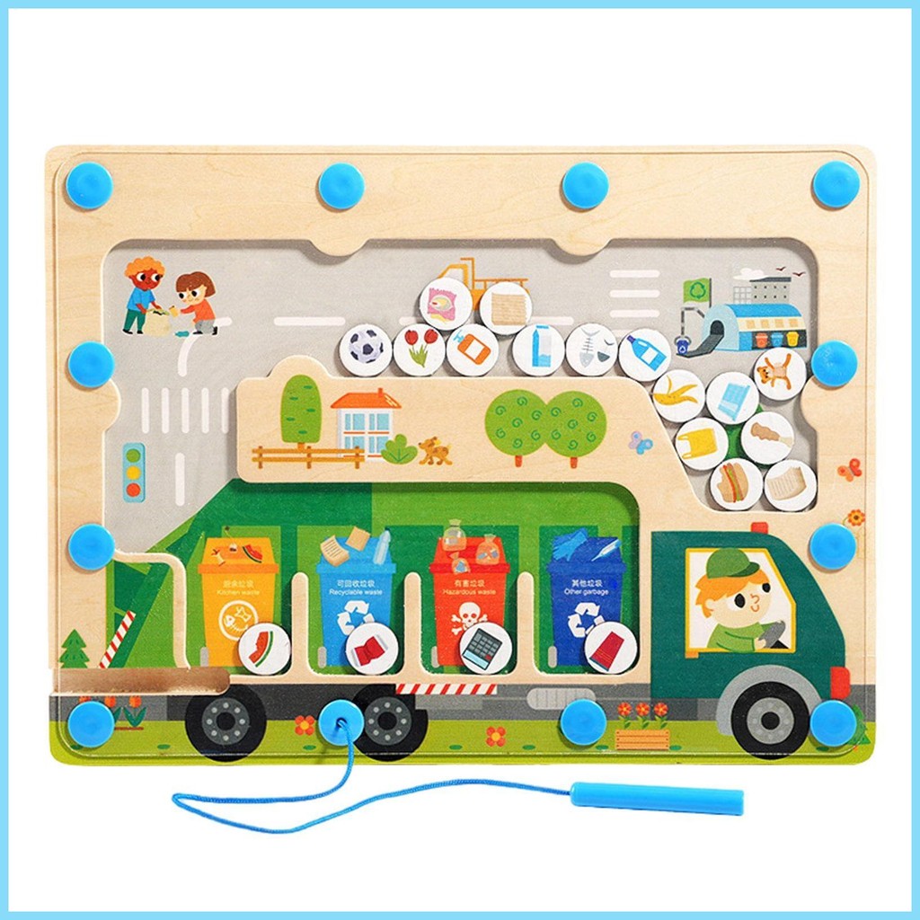 Garbage Sorting Game Garbage Magnet Educational Learning Toys ...