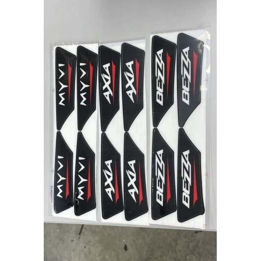 STICKER ONLY for Door Handle Bowl Cover Perodua Myvi Gen 3/Bezza/Axia ...