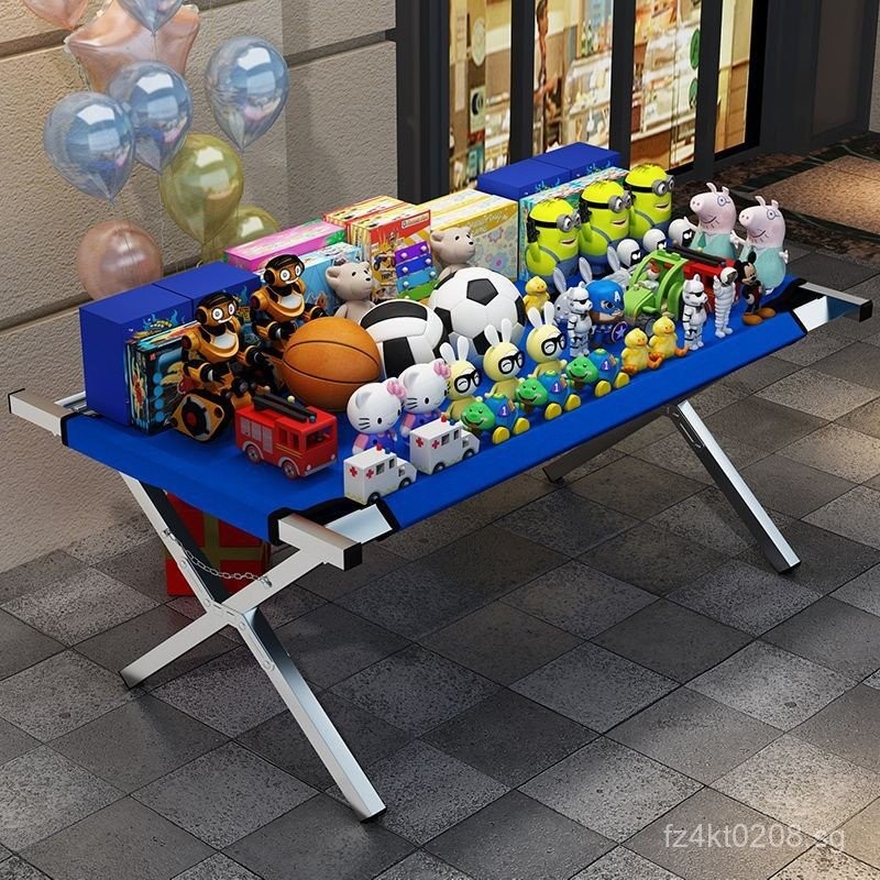 Night Market Stall Folding Rack Stall Shelf Rock Push Folding Table ...