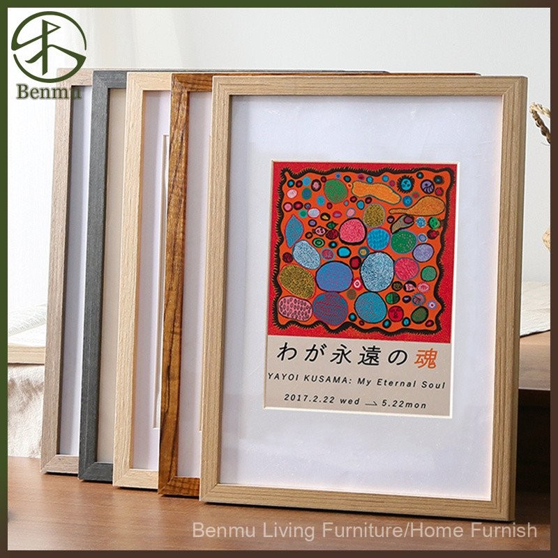 Simple Wooden Photo Frame Wall-Mounted 4K 8K Open Picture Frame ...