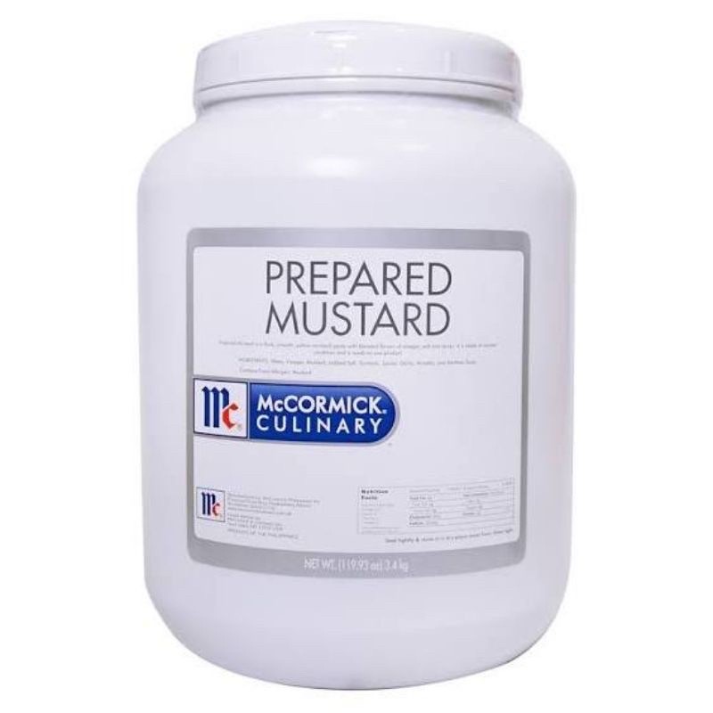 Prepared Mustard 3.4kls/Gallon ( McCormick ) | Shopee Singapore