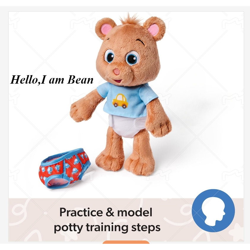 Rytanda Ms. Rachel Potty Time with Bean Plush Teddy Bear Toddler Toys ...
