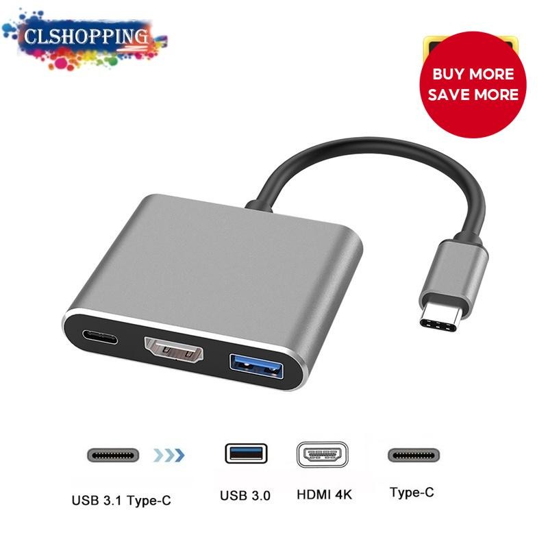 Type C Hub HDMI PD USB HUB 4K Expansion USB3.0 Converter Projection ...