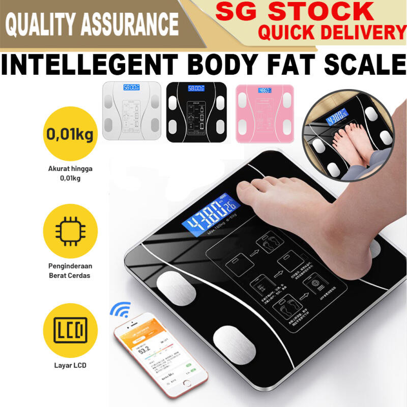 SG Stock-Home Digital Bluetooth Body Fat Monitor With Application ...