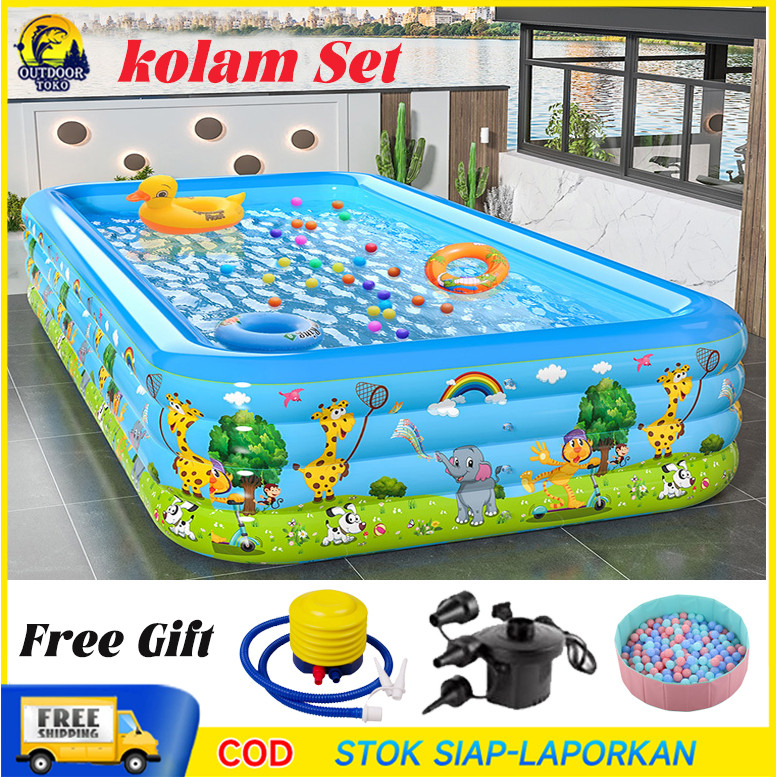 Three colors-jumbo Large Rubber Inflatable Children's and Baby Swimming ...