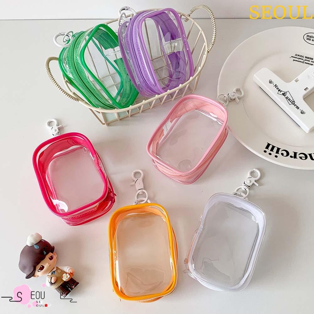 SEOUL Clear Outdoor Doll Bag, With Keychain Pop Mart Labubu Doll ...