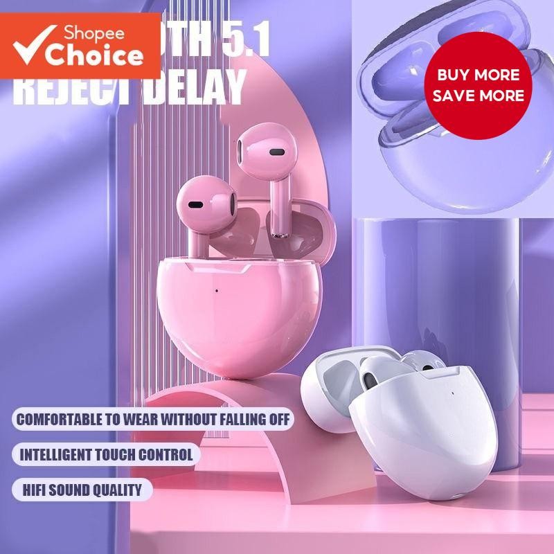 Wireless BT Headset PRO 6 Earplug Type Strong Endurance Competitive ...