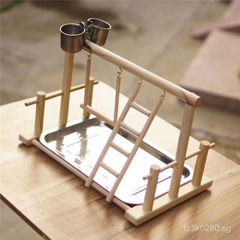 Perch Stand Desktop Cockatiel Parrot Sichuan Peppercorn Wood Perch Rod ...